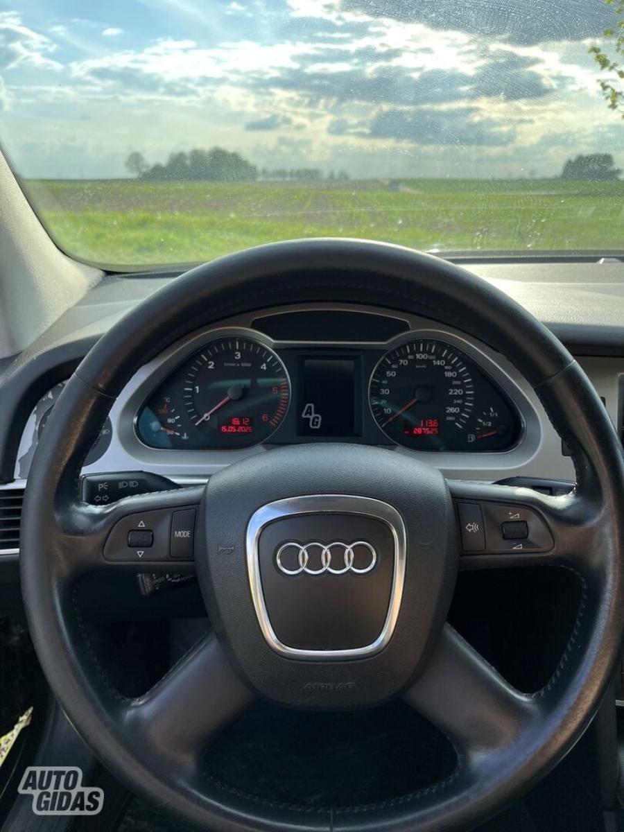 Black Audi A6 2007 in Kaunas, with an engine capacity of 2.00 L and mileage of 280 thousand km for 3000 €, photo 13 on AUTOMOTO.COM.LV