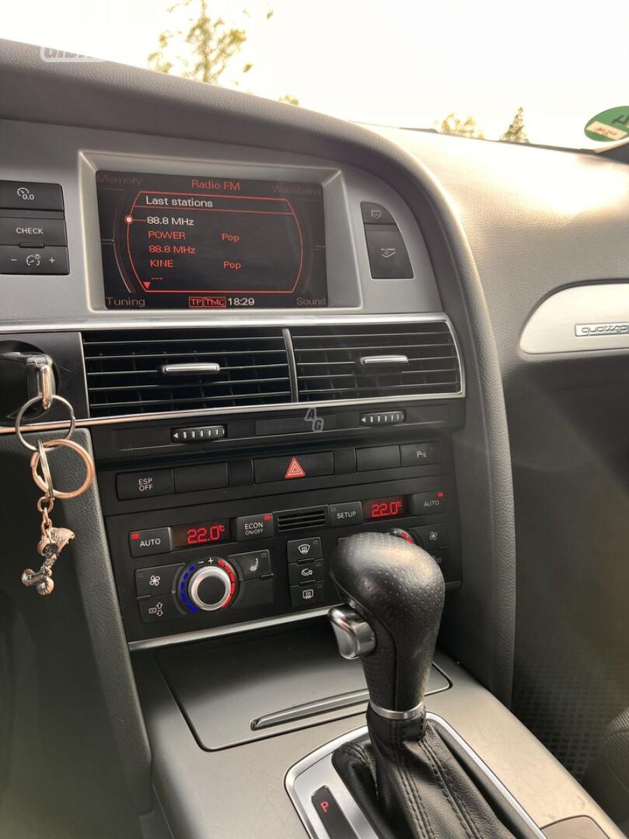 Black Audi A6 2007 in Kaunas, with an engine capacity of 3.00 L and mileage of 332 thousand km for 3900 €, photo 31 on AUTOMOTO.COM.LV
