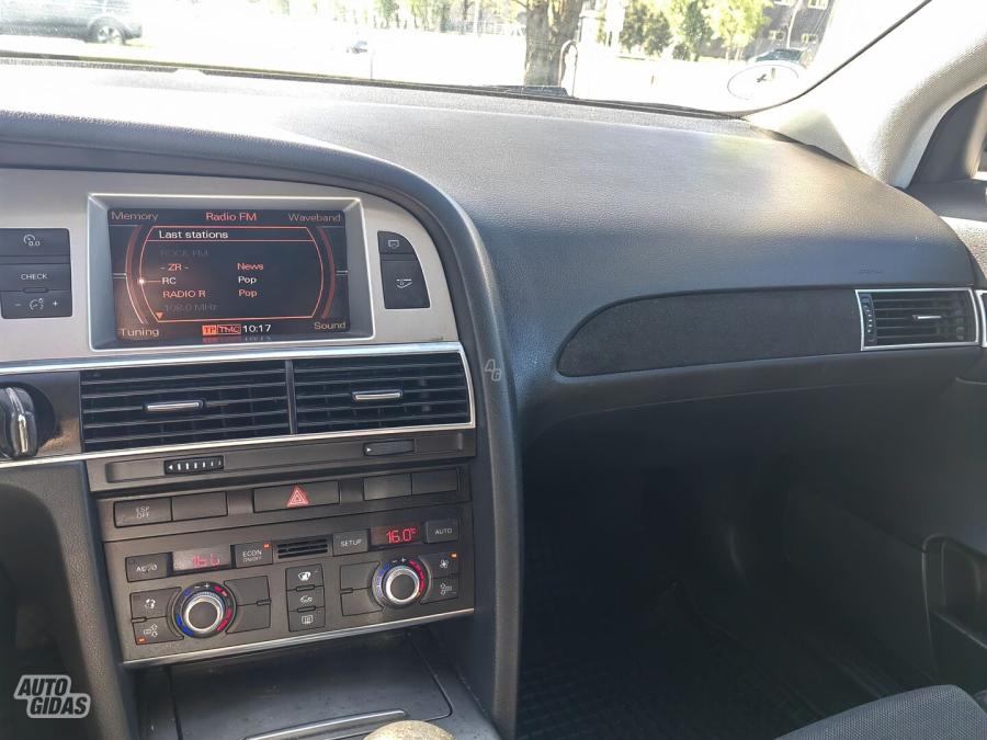 Black Audi A6 2007 in Siauliai, with an engine capacity of 2.70 L and mileage of 290 thousand km for 2700 €, photo 13 on AUTOMOTO.COM.LV