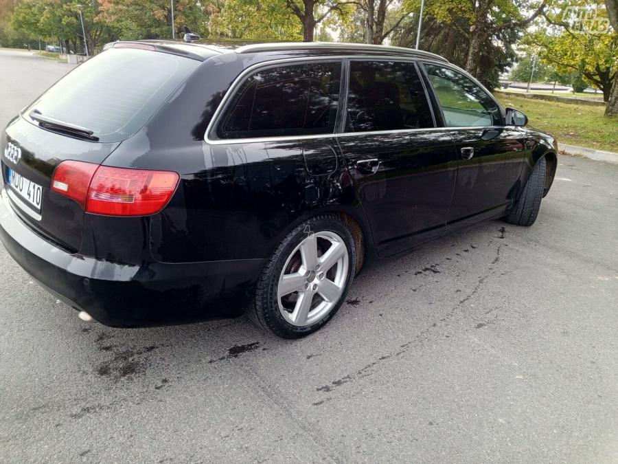 Black Audi A6 2007 in Alytus, with an engine capacity of 3.00 L and mileage of 322 thousand km for 4900 €, photo 6 on AUTOMOTO.COM.LV