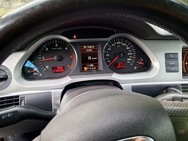 Black Audi A6 2007 in Alytus, with an engine capacity of 3.00 L and mileage of 322 thousand km for 4900 €, photo 9 on AUTOMOTO.COM.LV