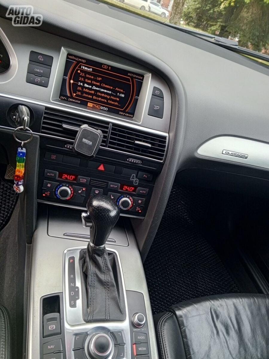 Black Audi A6 2007 in Alytus, with an engine capacity of 3.00 L and mileage of 322 thousand km for 4900 €, photo 11 on AUTOMOTO.COM.LV