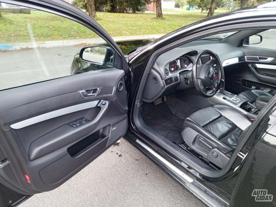 Black Audi A6 2007 in Alytus, with an engine capacity of 3.00 L and mileage of 322 thousand km for 4900 €, photo 14 on AUTOMOTO.COM.LV