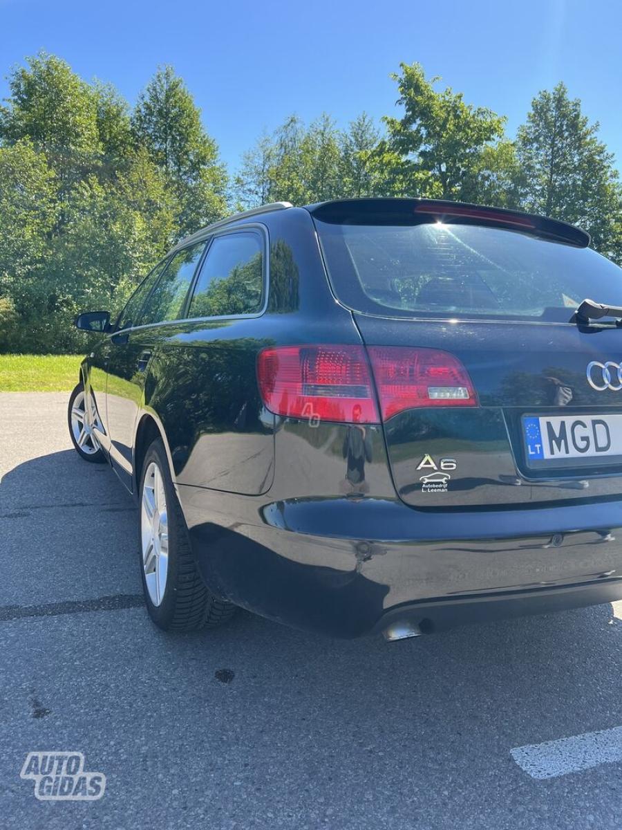 Black Audi A6 2007 in Vilkaviskis, with an engine capacity of 2.70 L and mileage of 370 thousand km for 3000 €, photo 6 on AUTOMOTO.COM.LV