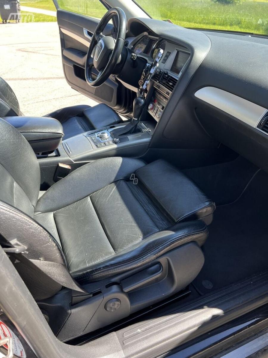 Black Audi A6 2007 in Vilkaviskis, with an engine capacity of 2.70 L and mileage of 370 thousand km for 3000 €, photo 13 on AUTOMOTO.COM.LV