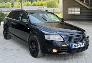 Black Audi A6 2007 in Riga, with an engine capacity of 2.70 L and mileage of 249 thousand km for 2650 €, photo 3 on AUTOMOTO.COM.LV