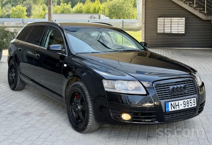 Black Audi A6 2007 in Riga, with an engine capacity of 2.70 L and mileage of 249 thousand km for 2650 €, photo 3 on AUTOMOTO.COM.LV