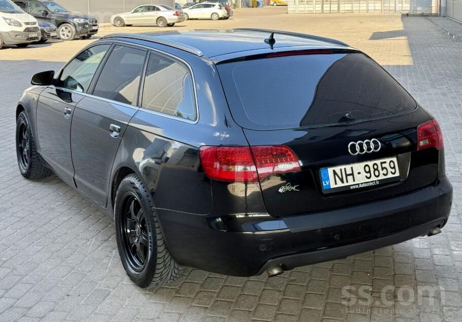 Black Audi A6 2007 in Riga, with an engine capacity of 2.70 L and mileage of 249 thousand km for 2650 €, photo 5 on AUTOMOTO.COM.LV