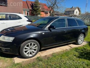 Melns Audi A6 2007 Rīga, ar dzinēja tilpumu 2.70 L un nobraukumu 294 tūkst. km par 2800 €, foto  vietnē AUTOMOTO.COM.LV