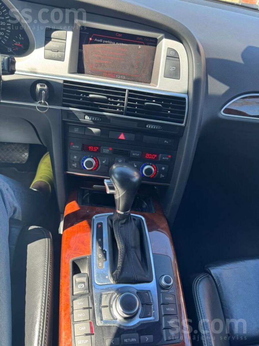 Черный Ауди А6 2007 в Рига, объемом двигателя 2.70 л и пробегом 294 тыс. км за 2800 €, фото 10 на AUTOMOTO.COM.LV