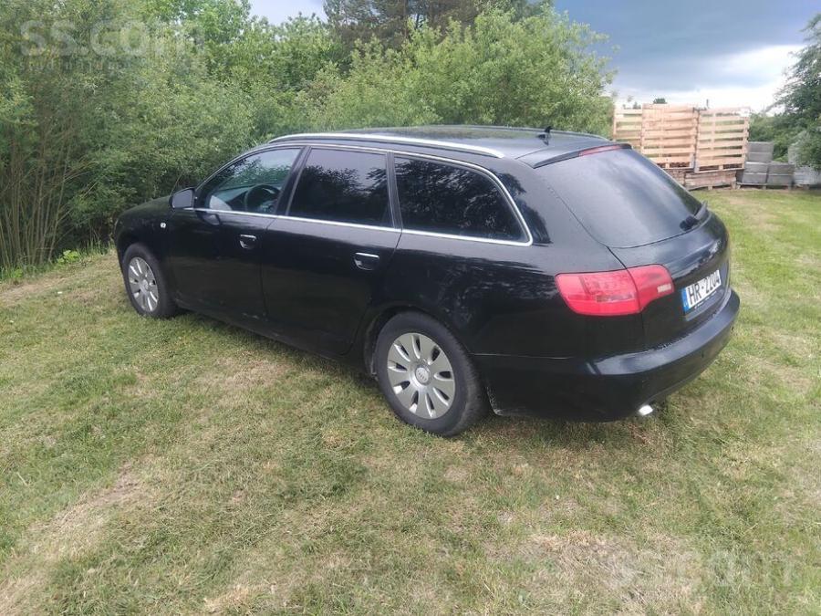 Black Audi A6 2007 in Tukums, with an engine capacity of 2.00 L and mileage of 422 thousand km for 1550 €, photo 5 on AUTOMOTO.COM.LV