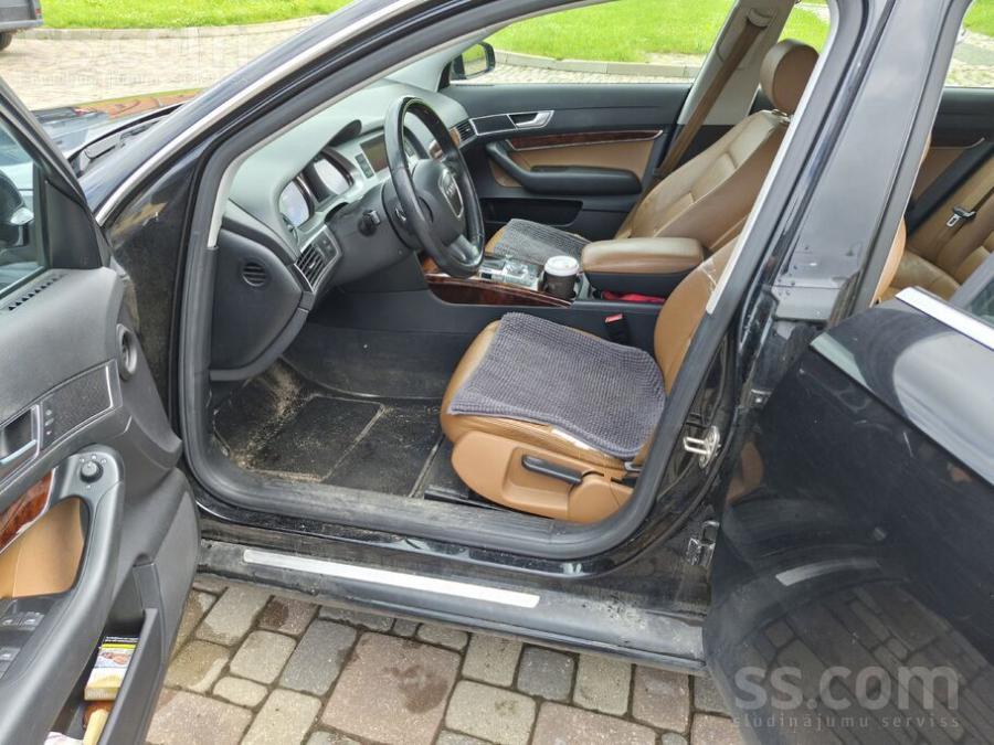 Черный Ауди А6 2007 в Даугавпилс, объемом двигателя 3.00 л и пробегом 350 тыс. км за 3700 €, фото 8 на AUTOMOTO.COM.LV