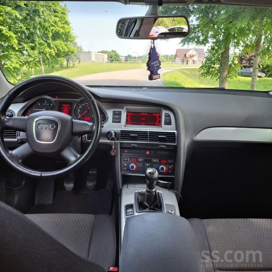 Black Audi A6 2007 in Rezekne, with an engine capacity of 2.00 L and mileage of 0 thousand km for 2850 €, photo 8 on AUTOMOTO.COM.LV