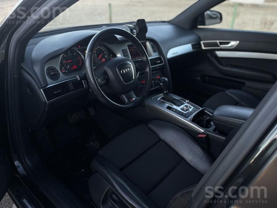 Melns Audi A6 2007 Ogre, ar dzinēja tilpumu 2.70 L un nobraukumu 293 tūkst. km par 4250 €, foto 10 vietnē AUTOMOTO.COM.LV