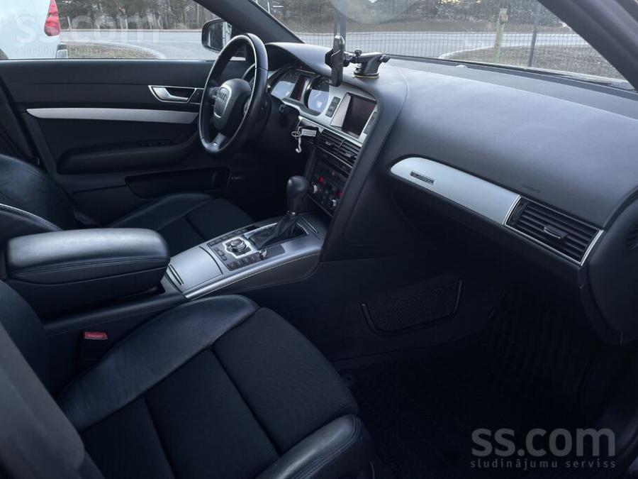 Melns Audi A6 2007 Ogre, ar dzinēja tilpumu 2.70 L un nobraukumu 293 tūkst. km par 4250 €, foto 12 vietnē AUTOMOTO.COM.LV