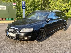 Black Audi A6 2007 in Daugavpils, with an engine capacity of 2.70 L and mileage of 387 thousand km for 3990 €, photo  on AUTOMOTO.COM.LV