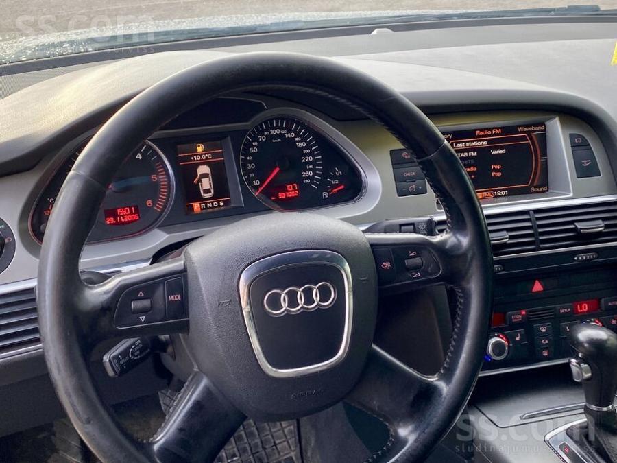 Melns Audi A6 2007 Daugavpils, ar dzinēja tilpumu 2.70 L un nobraukumu 387 tūkst. km par 3990 €, foto 11 vietnē AUTOMOTO.COM.LV