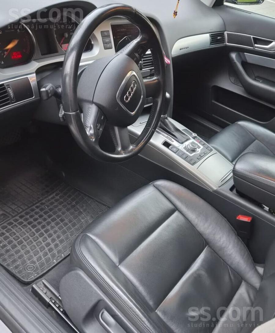 Black Audi A6 2007 in Jurmala, with an engine capacity of 3.00 L and mileage of 265 thousand km for 4000 €, photo 7 on AUTOMOTO.COM.LV