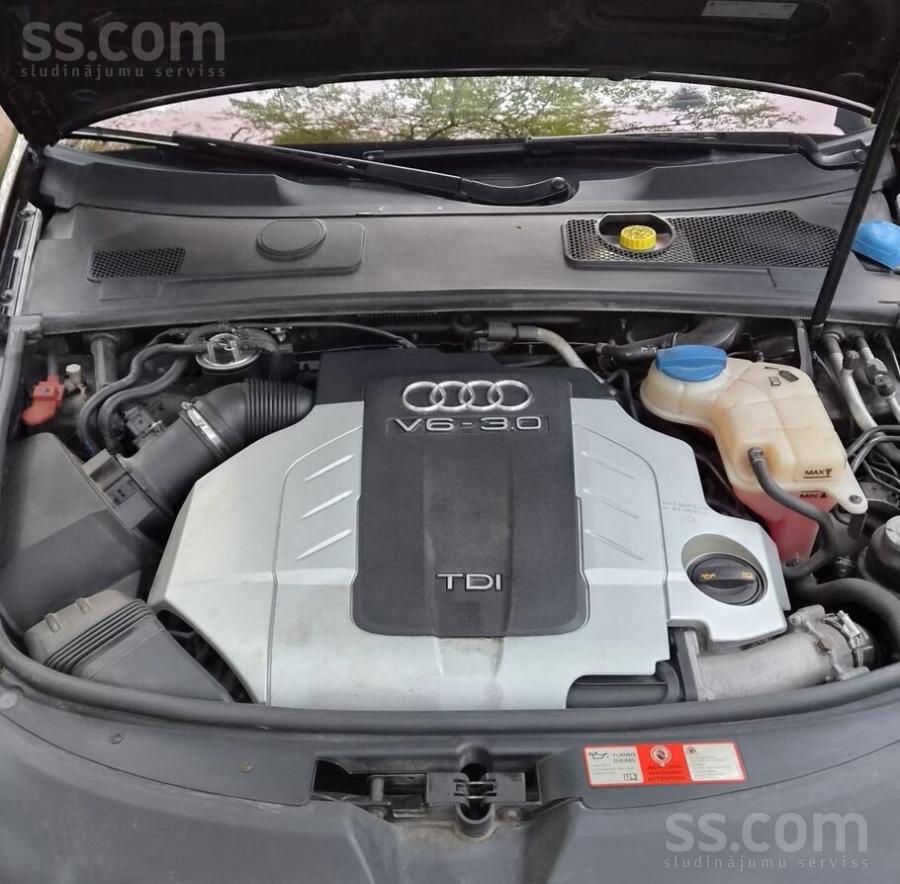 Black Audi A6 2007 in Jurmala, with an engine capacity of 3.00 L and mileage of 265 thousand km for 4000 €, photo 14 on AUTOMOTO.COM.LV