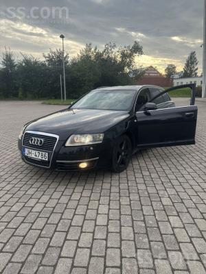 Black Audi A6 2007 in Riga, with an engine capacity of 2.70 L and mileage of 604 thousand km for 2900 €, photo 3 on AUTOMOTO.COM.LV