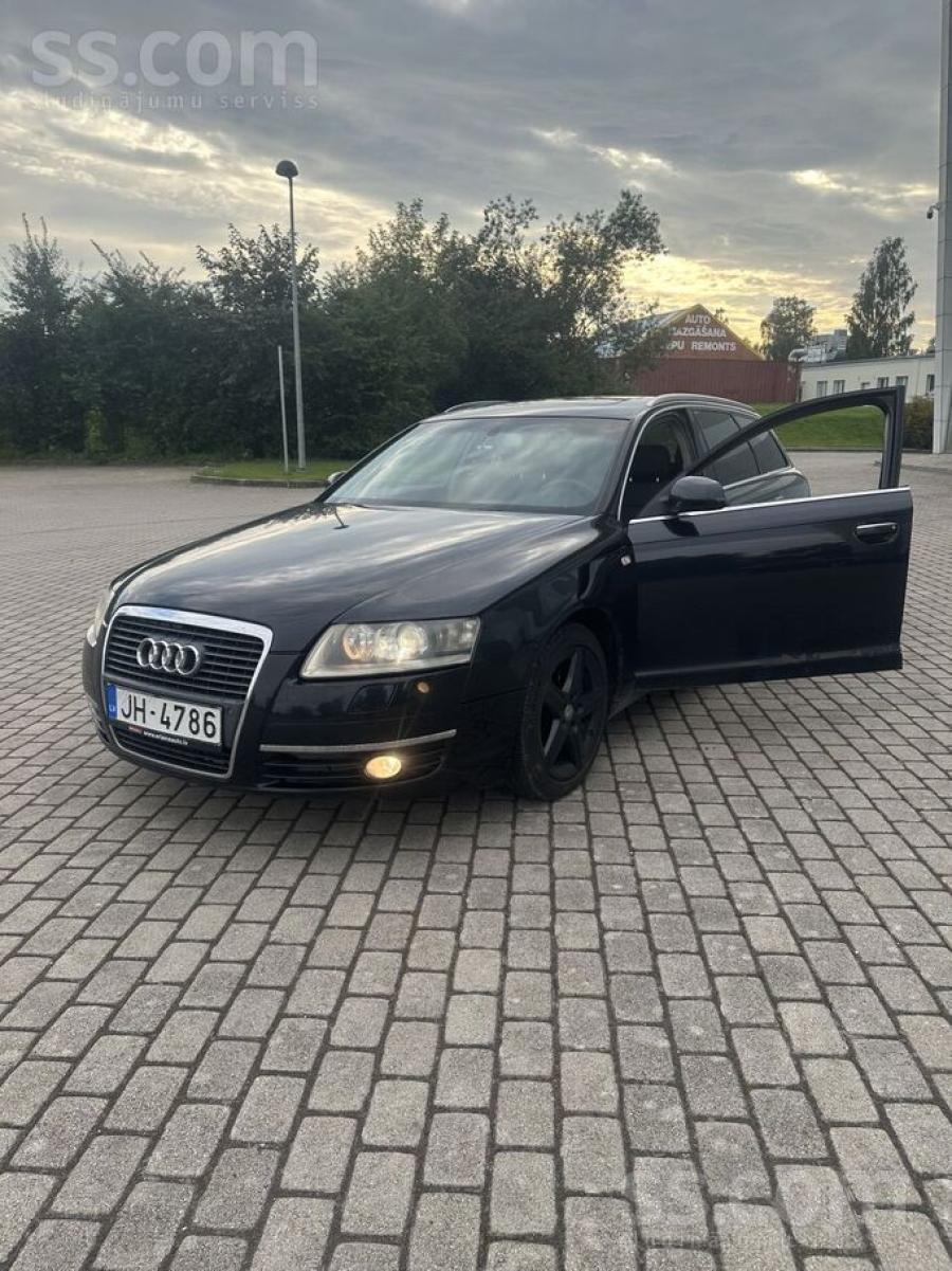Black Audi A6 2007 in Riga, with an engine capacity of 2.70 L and mileage of 604 thousand km for 2900 €, photo 3 on AUTOMOTO.COM.LV