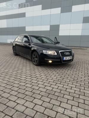 Black Audi A6 2007 in Riga, with an engine capacity of 2.70 L and mileage of 604 thousand km for 2900 €, photo 4 on AUTOMOTO.COM.LV