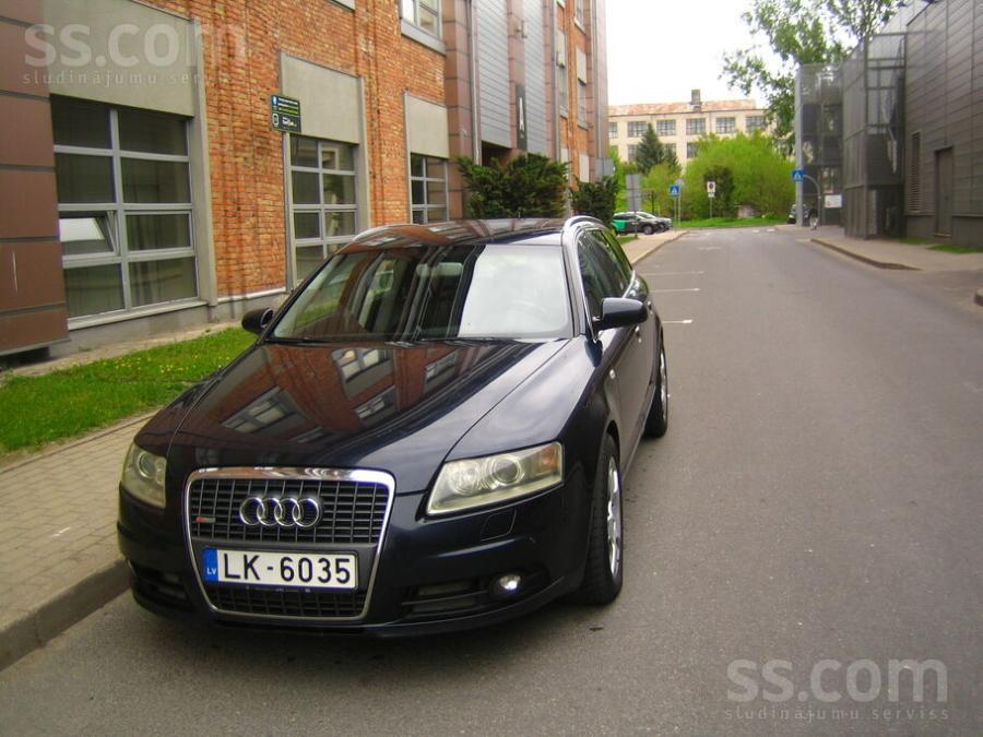 Black Audi A6 2007 in Riga, with an engine capacity of 3.00 L and mileage of 331 thousand km for 3000 €, photo 1 on AUTOMOTO.COM.LV
