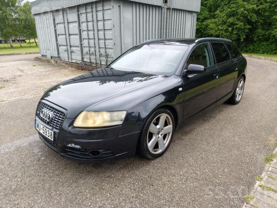 Black Audi A6 2007 in Tukums, with an engine capacity of 3.00 L and mileage of 0 thousand km for 1790 €, photo 1 on AUTOMOTO.COM.LV