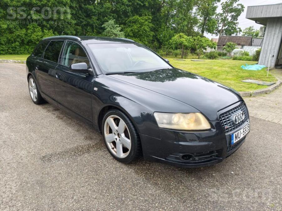 Black Audi A6 2007 in Tukums, with an engine capacity of 3.00 L and mileage of 0 thousand km for 1790 €, photo 3 on AUTOMOTO.COM.LV