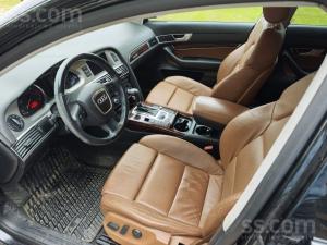 Black Audi A6 2007 in Tukums, with an engine capacity of 3.00 L and mileage of 0 thousand km for 1790 €, photo 6 on AUTOMOTO.COM.LV