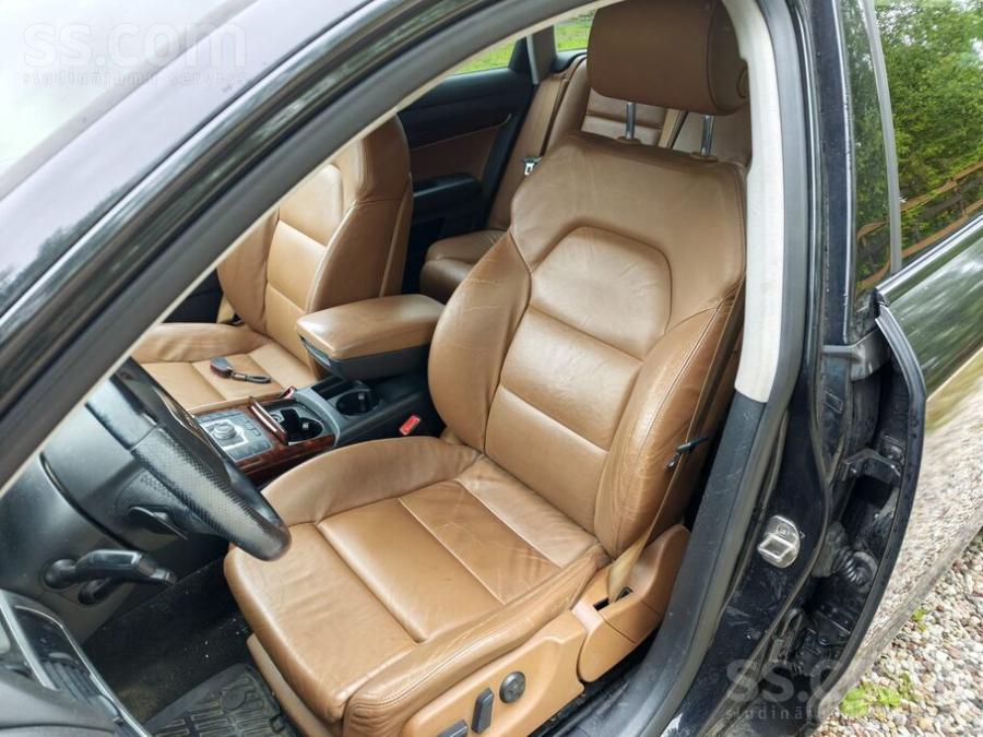 Black Audi A6 2007 in Tukums, with an engine capacity of 3.00 L and mileage of 0 thousand km for 1790 €, photo 7 on AUTOMOTO.COM.LV