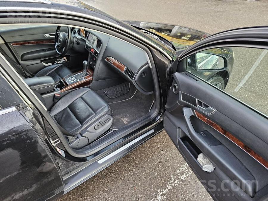 Melns Audi A6 2007 Rīga, ar dzinēja tilpumu 3.00 L un nobraukumu 322 tūkst. km par 4300 €, foto 17 vietnē AUTOMOTO.COM.LV