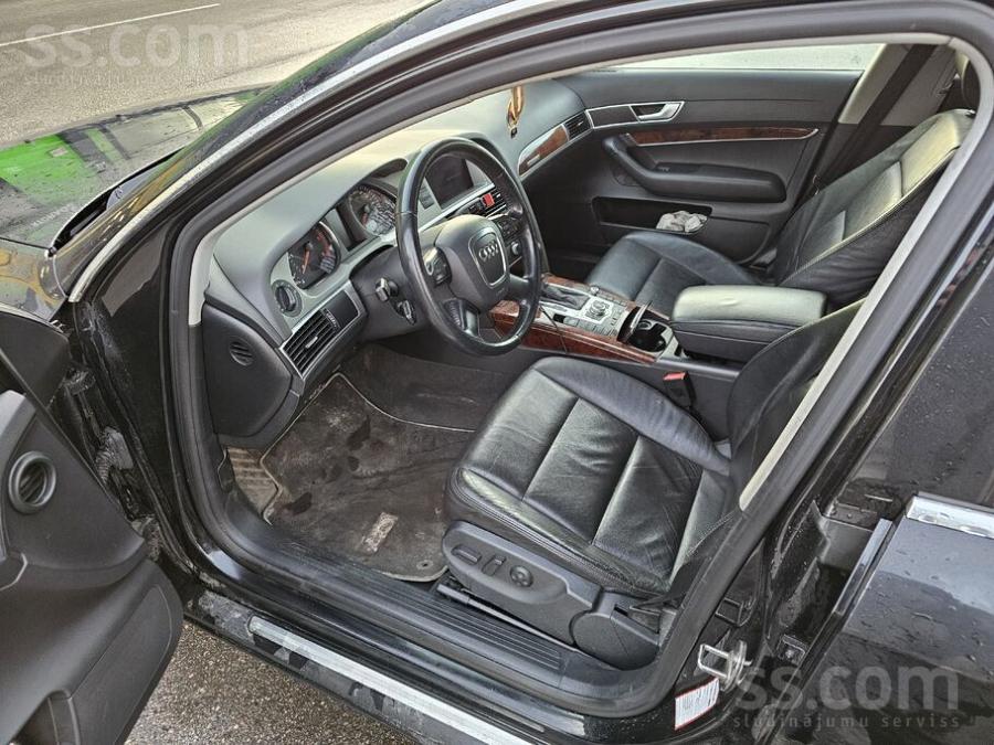 Melns Audi A6 2007 Rīga, ar dzinēja tilpumu 3.00 L un nobraukumu 322 tūkst. km par 4300 €, foto 23 vietnē AUTOMOTO.COM.LV