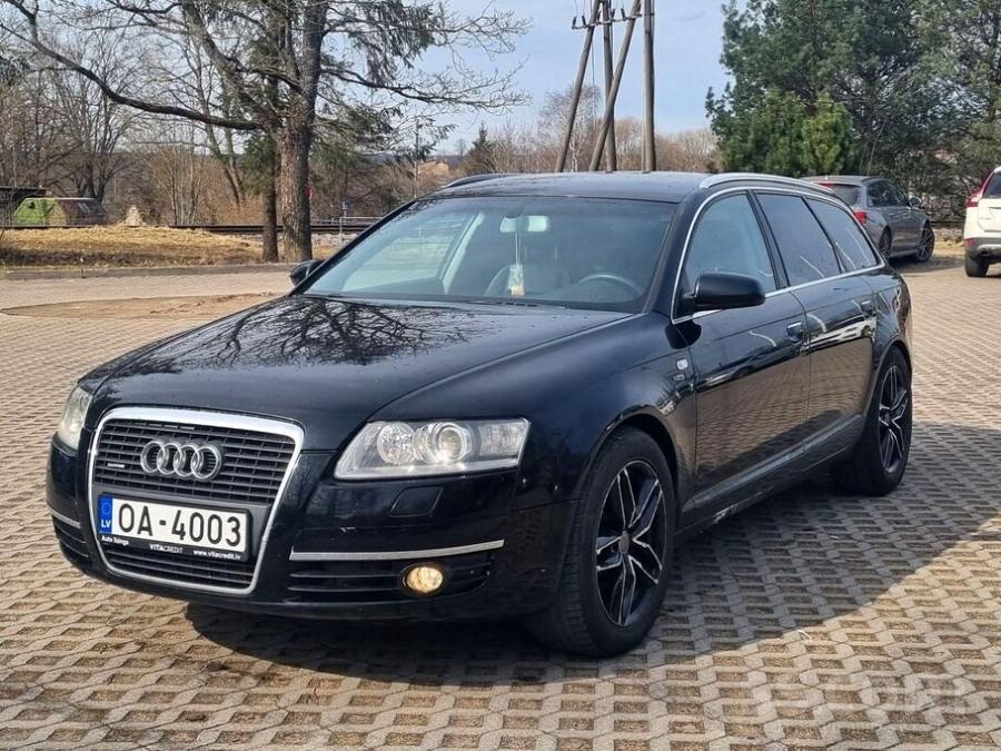 Черный Ауди А6 2007 в Цесис, объемом двигателя 3.00 л и пробегом 350 тыс. км за 2790 €, фото 3 на AUTOMOTO.COM.LV