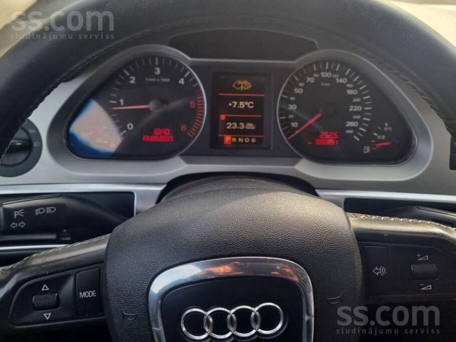 Черный Ауди А6 2007 в Цесис, объемом двигателя 3.00 л и пробегом 350 тыс. км за 2790 €, фото 25 на AUTOMOTO.COM.LV