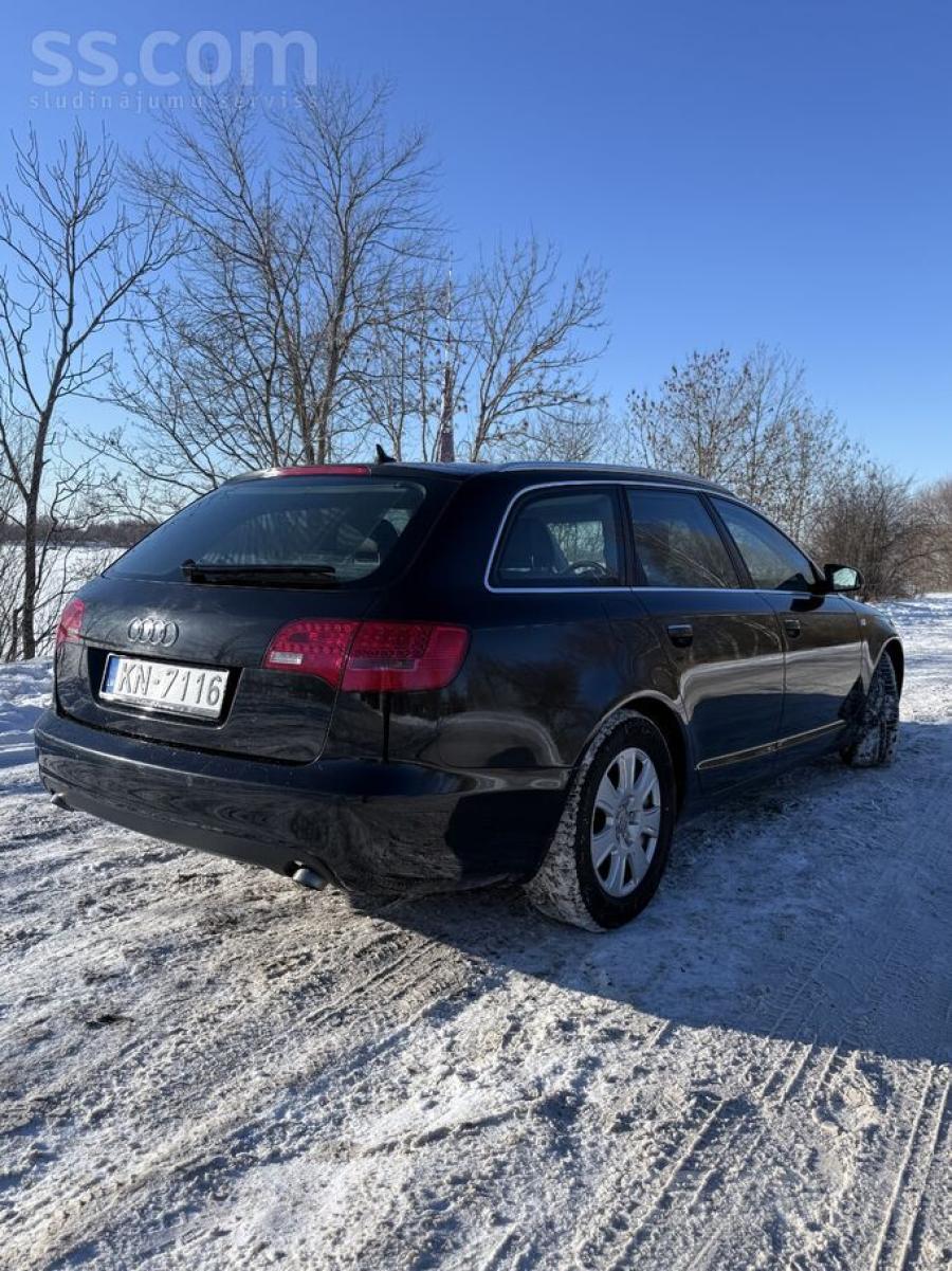 Black Audi A6 2007 in Riga, with an engine capacity of 2.70 L and mileage of 356 thousand km for 3600 €, photo 6 on AUTOMOTO.COM.LV