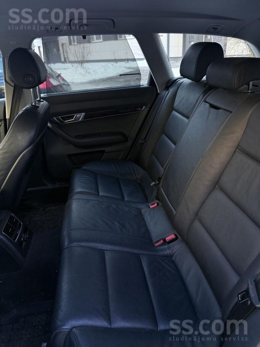 Black Audi A6 2007 in Riga, with an engine capacity of 2.70 L and mileage of 356 thousand km for 3600 €, photo 12 on AUTOMOTO.COM.LV