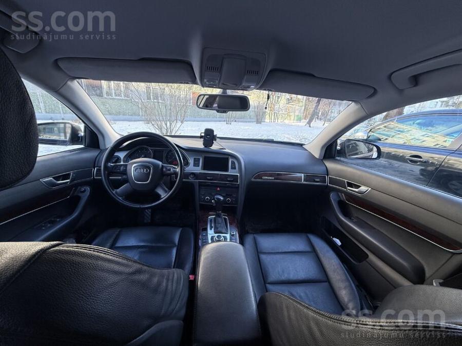 Black Audi A6 2007 in Riga, with an engine capacity of 2.70 L and mileage of 356 thousand km for 3600 €, photo 13 on AUTOMOTO.COM.LV