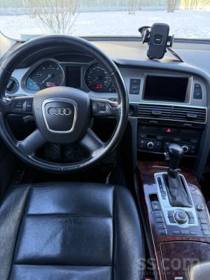 Black Audi A6 2007 in Riga, with an engine capacity of 2.70 L and mileage of 356 thousand km for 3600 €, photo 14 on AUTOMOTO.COM.LV