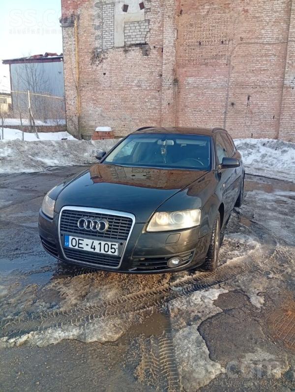 Black Audi A6 2007 in Jekabpils, with an engine capacity of 3.00 L and mileage of 451 thousand km for 2600 €, photo 1 on AUTOMOTO.COM.LV