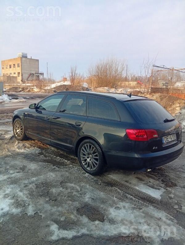 Black Audi A6 2007 in Jekabpils, with an engine capacity of 3.00 L and mileage of 451 thousand km for 2600 €, photo 4 on AUTOMOTO.COM.LV