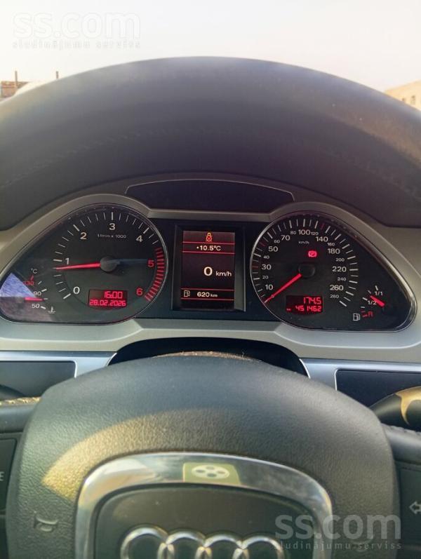Black Audi A6 2007 in Jekabpils, with an engine capacity of 3.00 L and mileage of 451 thousand km for 2600 €, photo 9 on AUTOMOTO.COM.LV