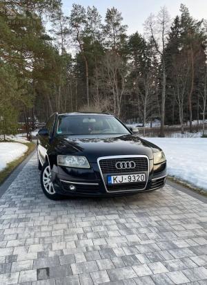 Melns Audi A6 2007 Daugavpils, ar dzinēja tilpumu 2.00 L un nobraukumu 343 tūkst. km par 2800 €, foto  vietnē AUTOMOTO.COM.LV