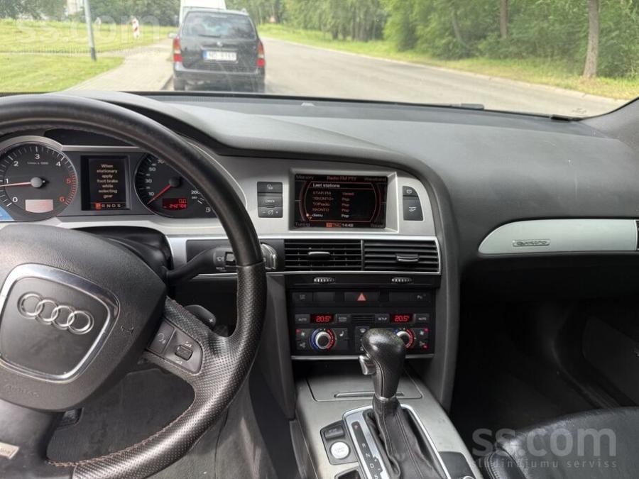 Black Audi A6 2007 in Riga, with an engine capacity of 3.00 L and mileage of 243 thousand km for 4650 €, photo 1 on AUTOMOTO.COM.LV
