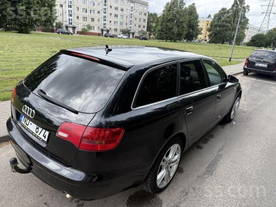 Black Audi A6 2007 in Riga, with an engine capacity of 3.00 L and mileage of 243 thousand km for 4650 €, photo 6 on AUTOMOTO.COM.LV