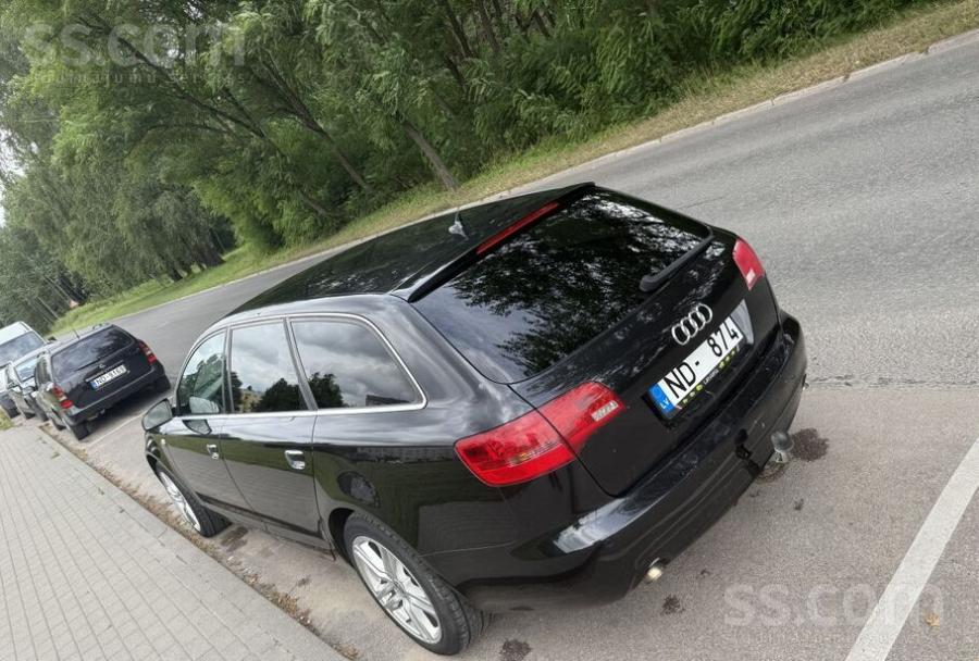 Black Audi A6 2007 in Riga, with an engine capacity of 3.00 L and mileage of 243 thousand km for 4650 €, photo 7 on AUTOMOTO.COM.LV