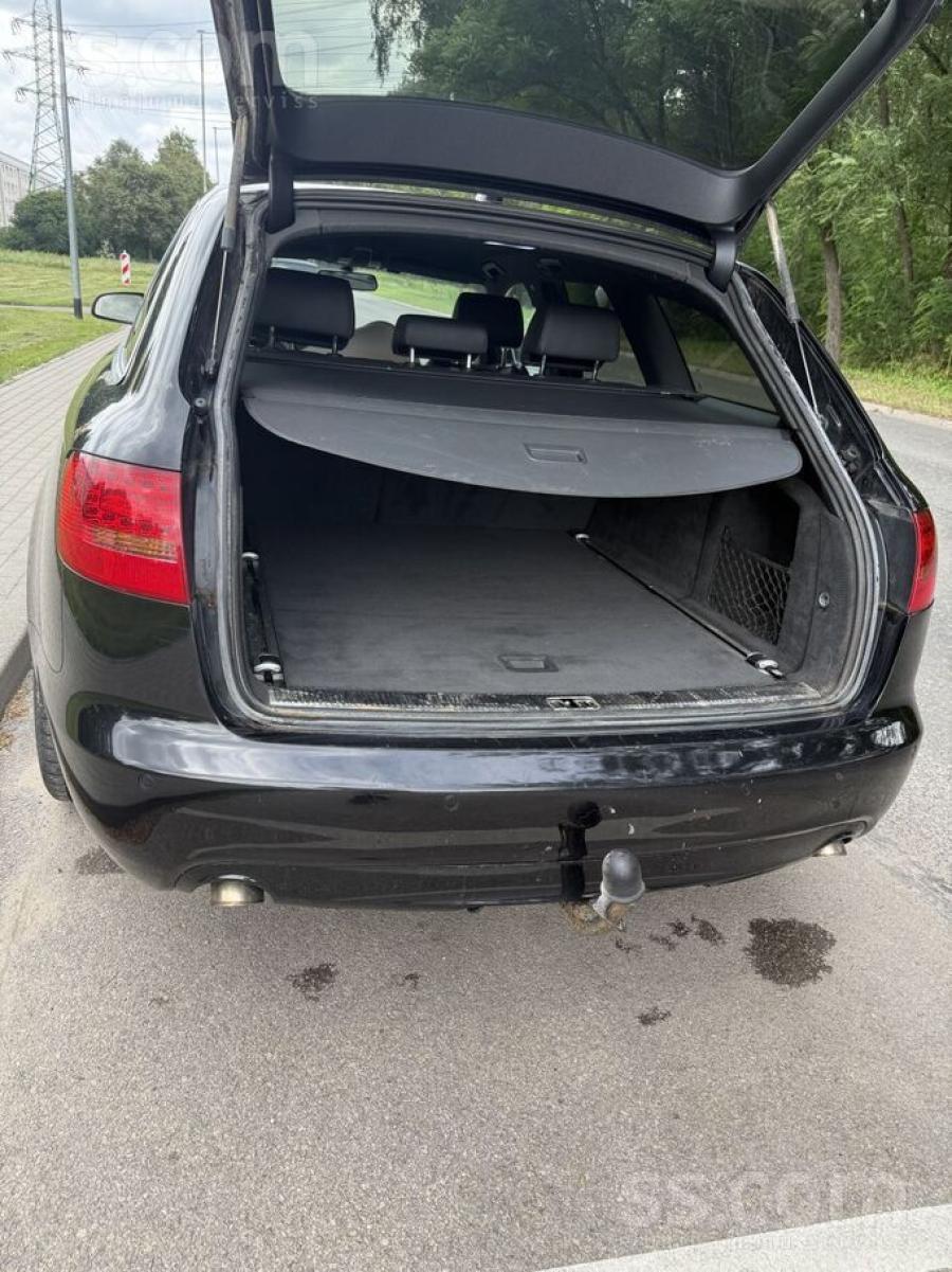 Black Audi A6 2007 in Riga, with an engine capacity of 3.00 L and mileage of 243 thousand km for 4650 €, photo 8 on AUTOMOTO.COM.LV