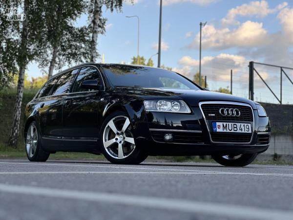 Black Audi A6 2007 in Kaunas, with an engine capacity of 2.70 L and mileage of 287 thousand km for 2350 €, photo 1 on AUTOMOTO.COM.LV