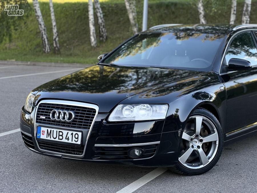 Black Audi A6 2007 in Kaunas, with an engine capacity of 2.70 L and mileage of 287 thousand km for 2350 €, photo 12 on AUTOMOTO.COM.LV