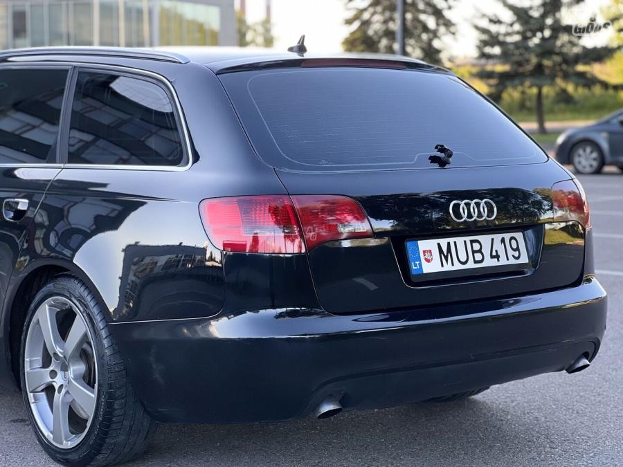 Black Audi A6 2007 in Kaunas, with an engine capacity of 2.70 L and mileage of 287 thousand km for 2350 €, photo 15 on AUTOMOTO.COM.LV
